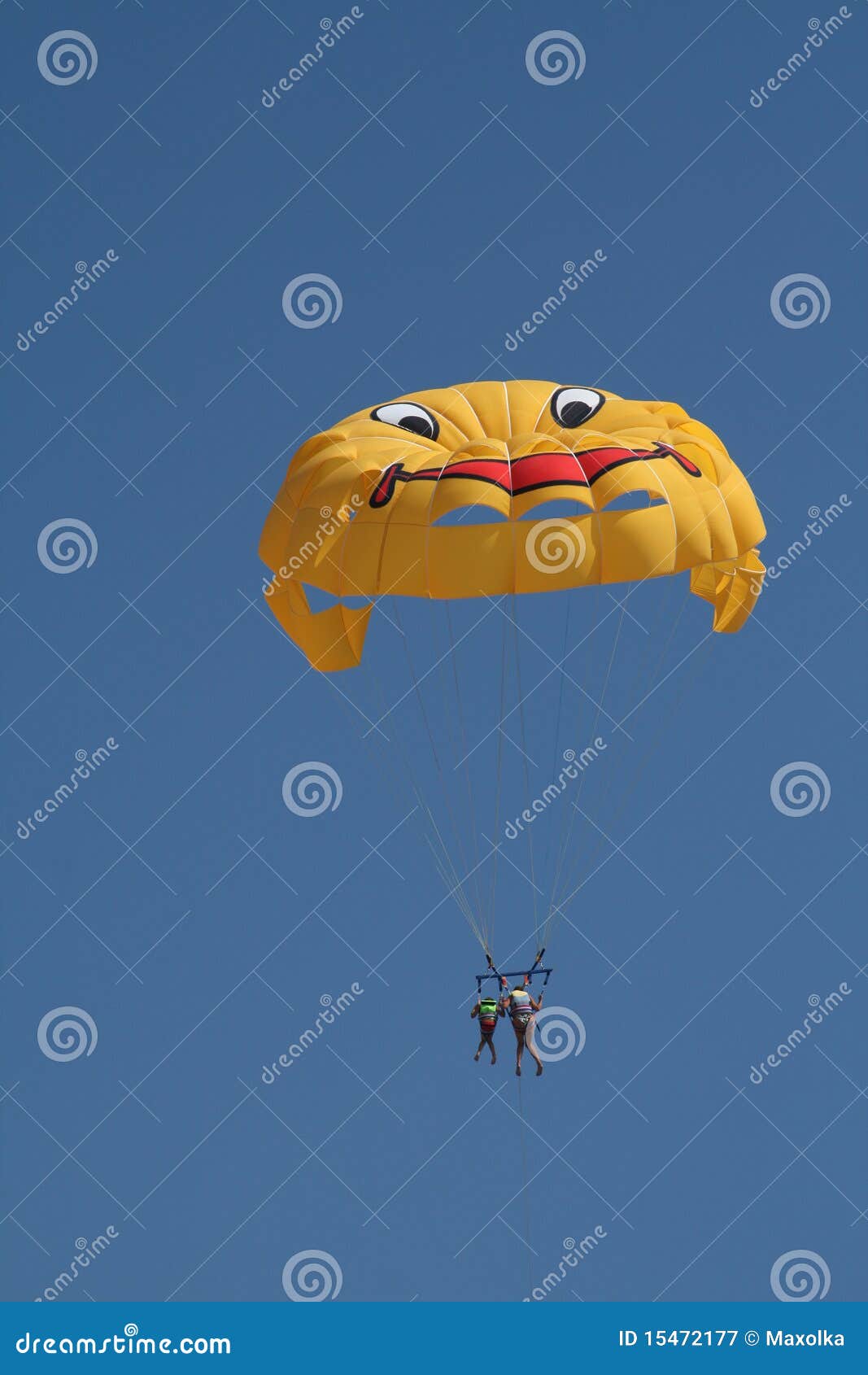 Smiling parachute stock image. Image of people, smile - 15472177