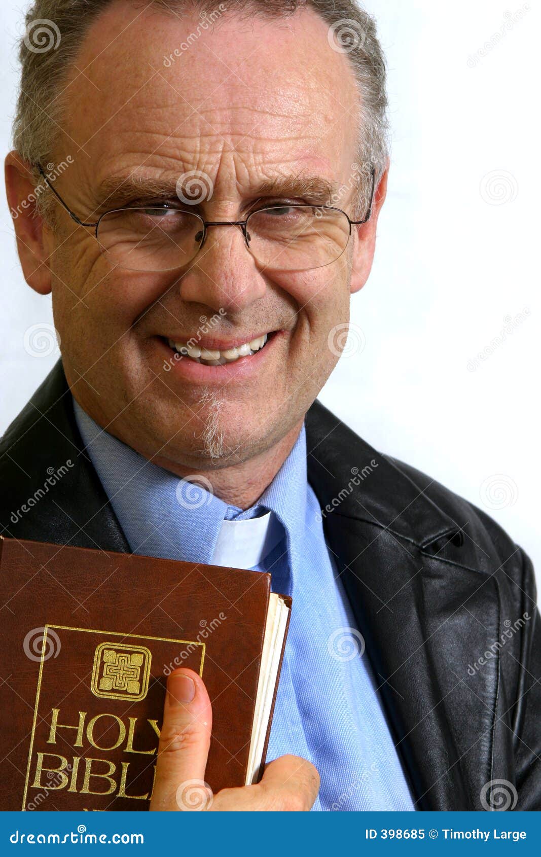 Smiling Pastor stock image. Image of black, beard, father - 398685