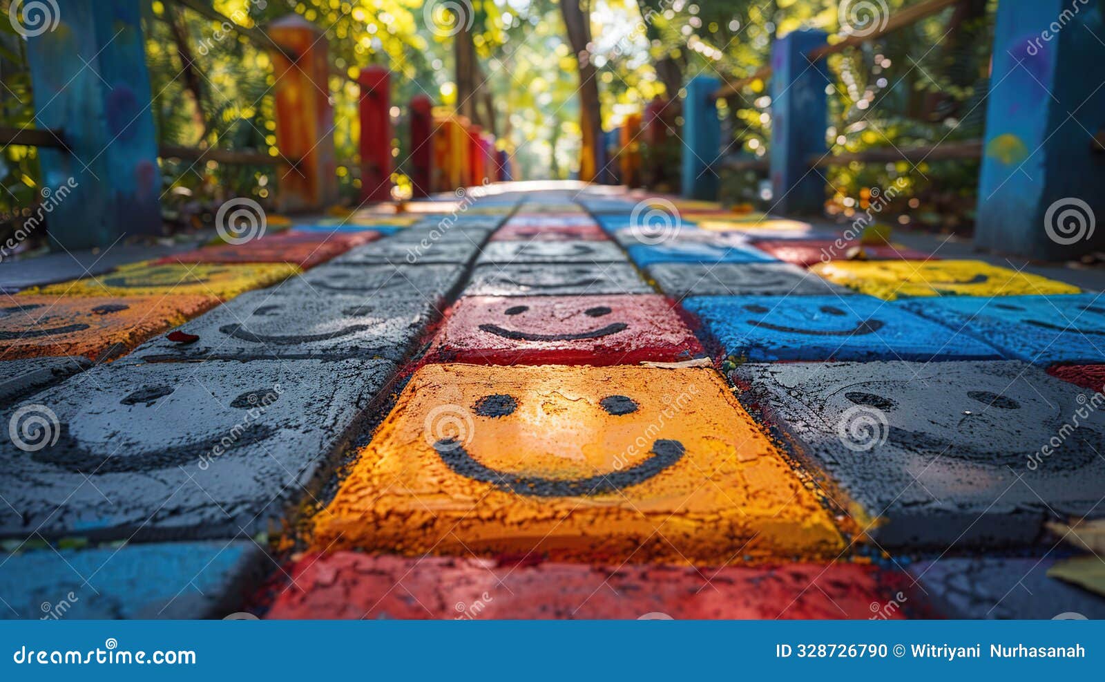 Smiling Pathway stock illustration. Illustration of color - 328726790