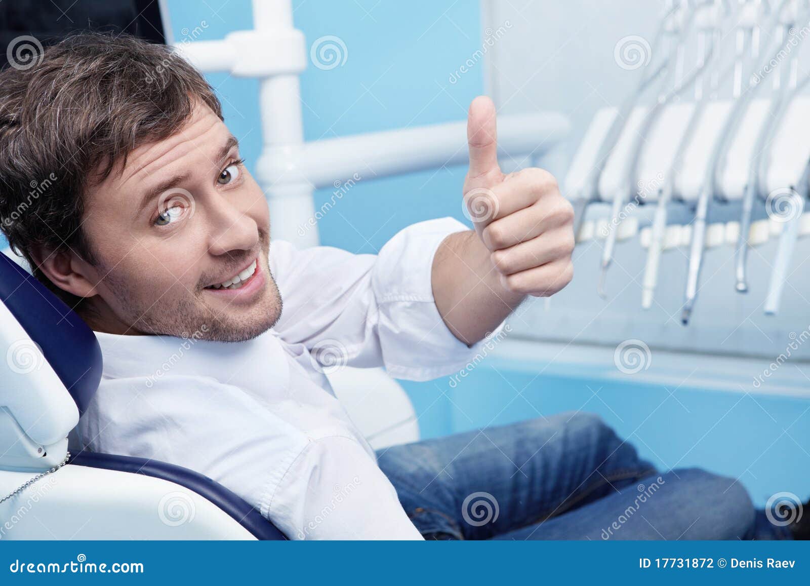 Smiling patient stock photo. Image of adult, human, clinic - 17731872