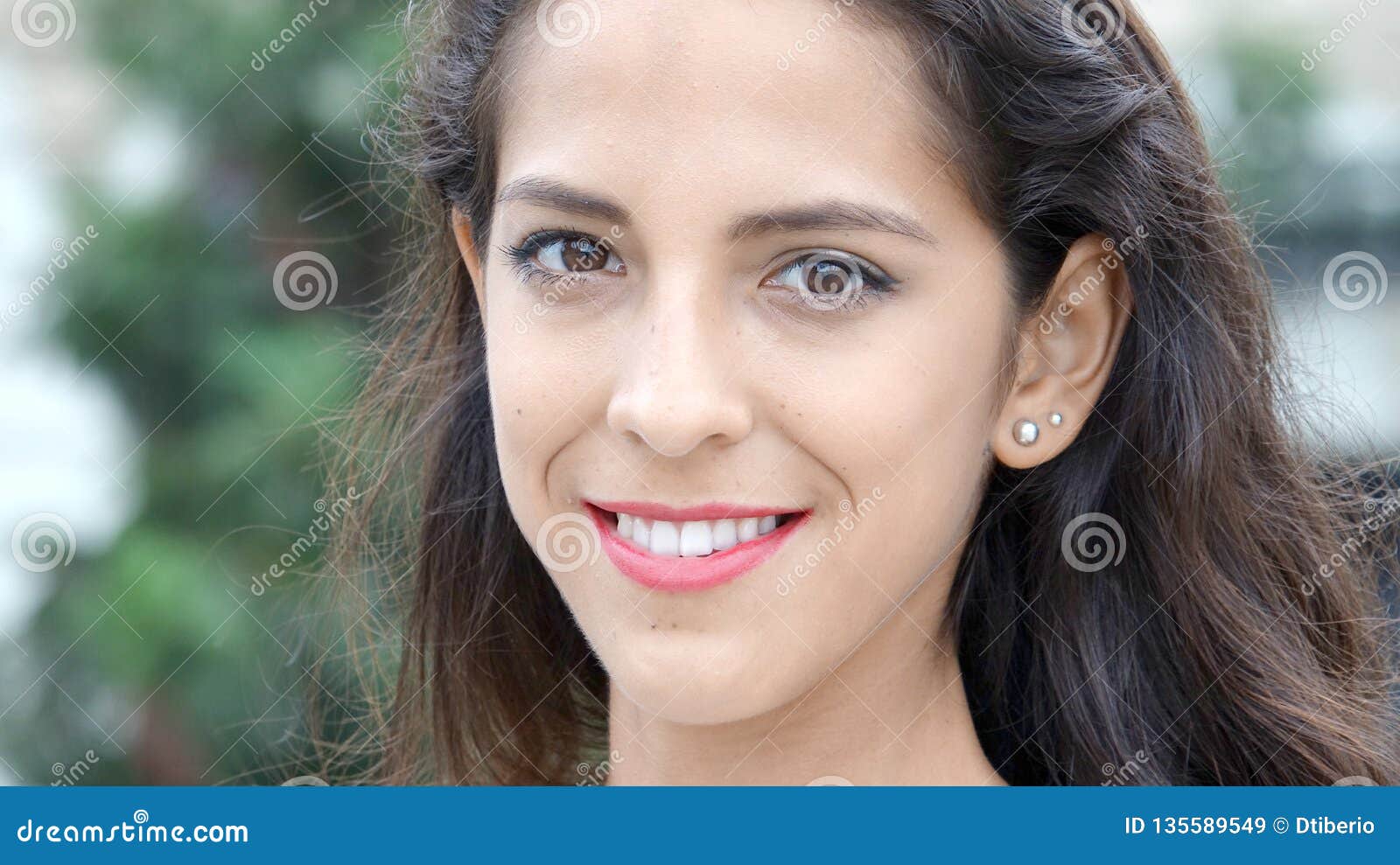 Smiling Peruvian Female stock image. Image of female - 135589549