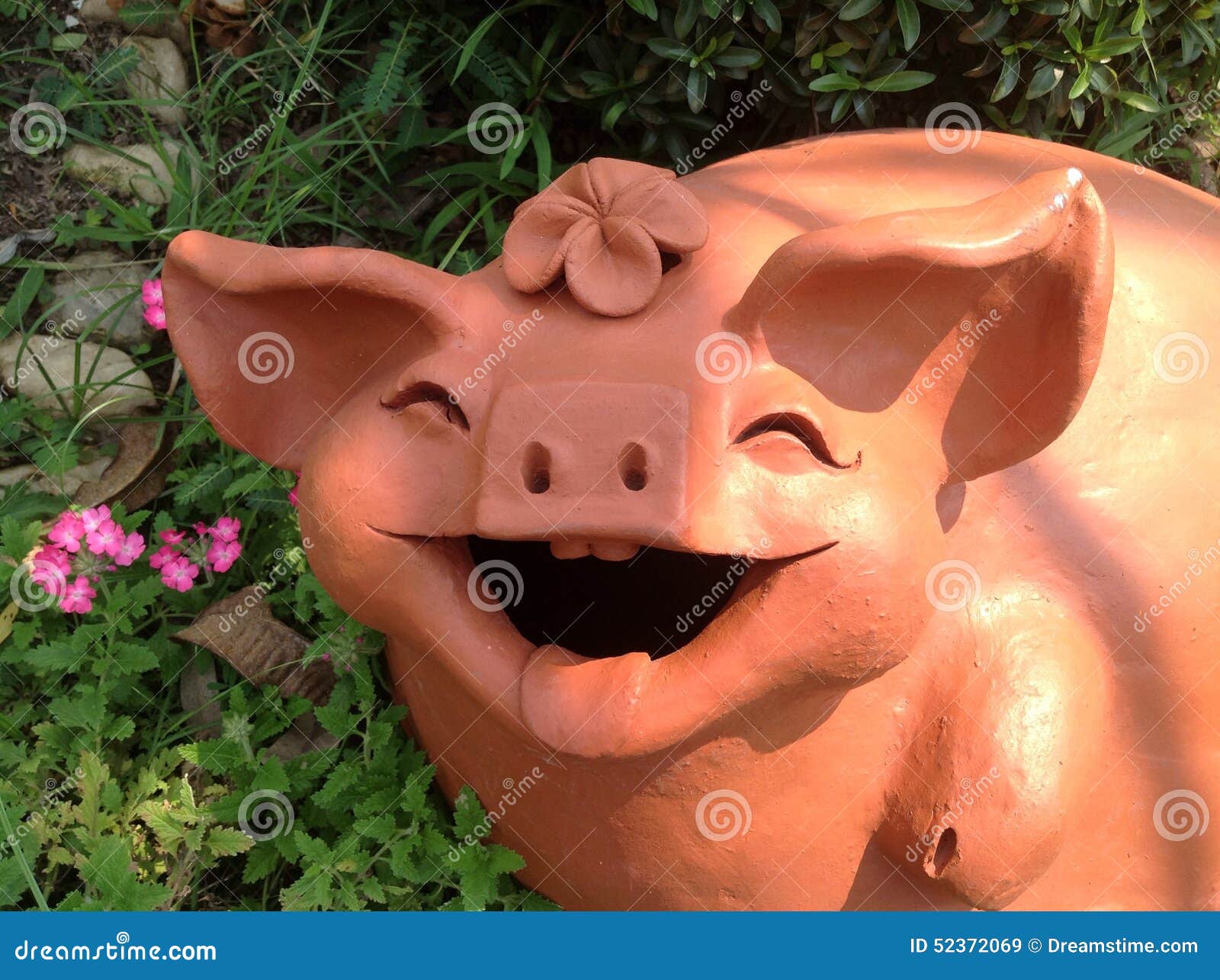Smiling pig stock image. Image of smiling, lovely, happy - 52372069