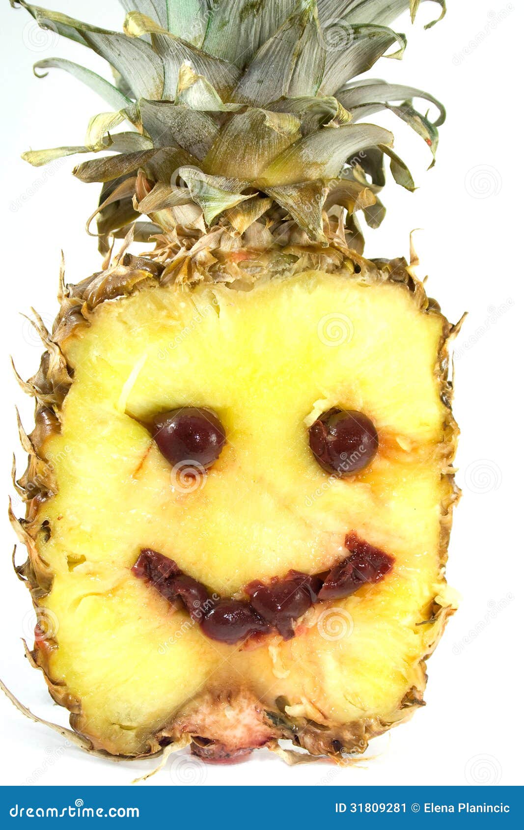 Smiling pineapple stock image. Image of smile, nature - 31809281