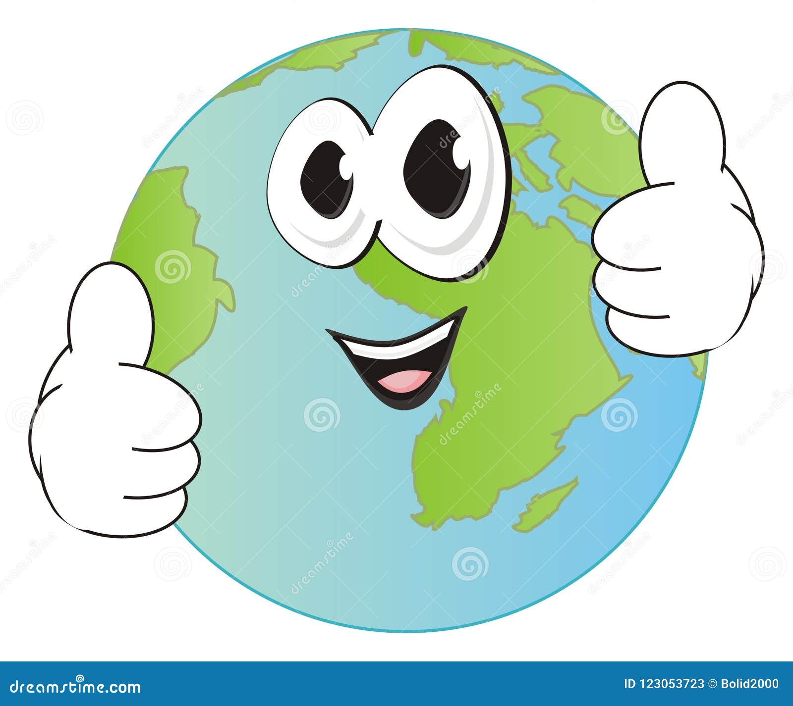 Smiling Platen Show Gesture Stock Illustration - Illustration of ...