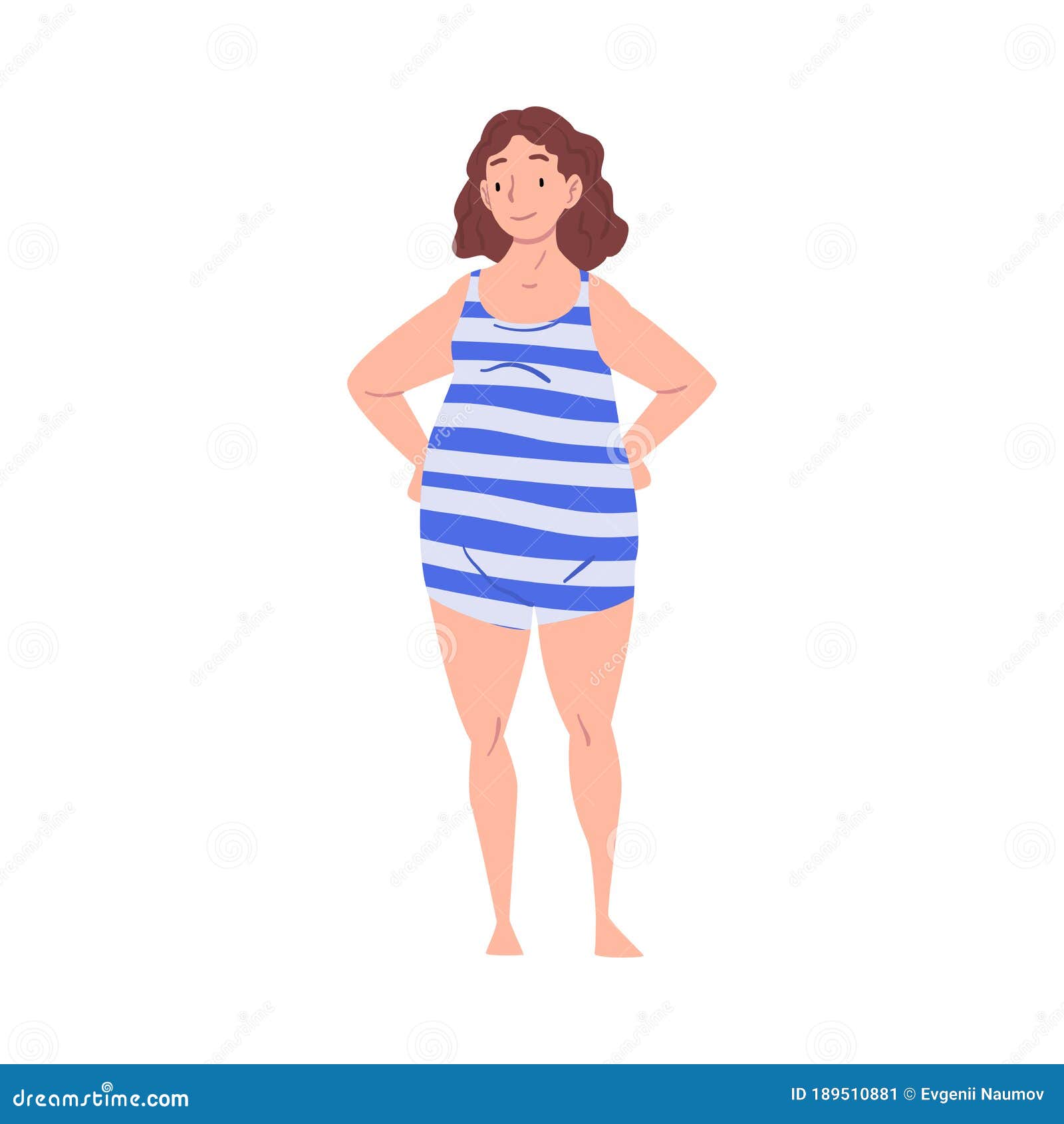 Curvy Girl Cartoon