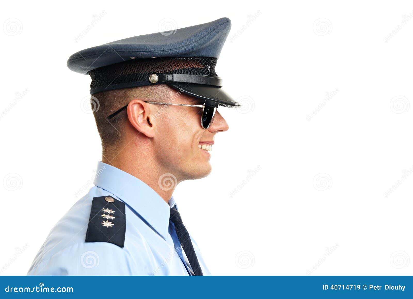 Smiling policeman stock image. Image of caucasian, sheriff - 40714719