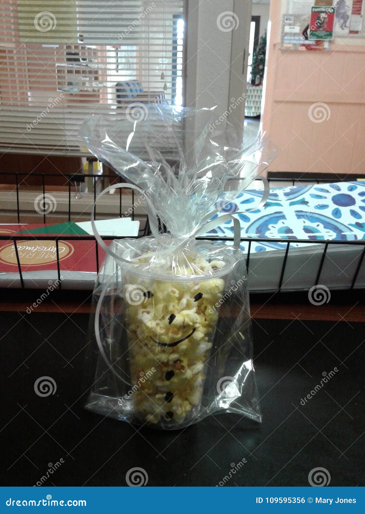 Smiling Popcorn stock photo. Image of happy, food, snacktime - 109595356