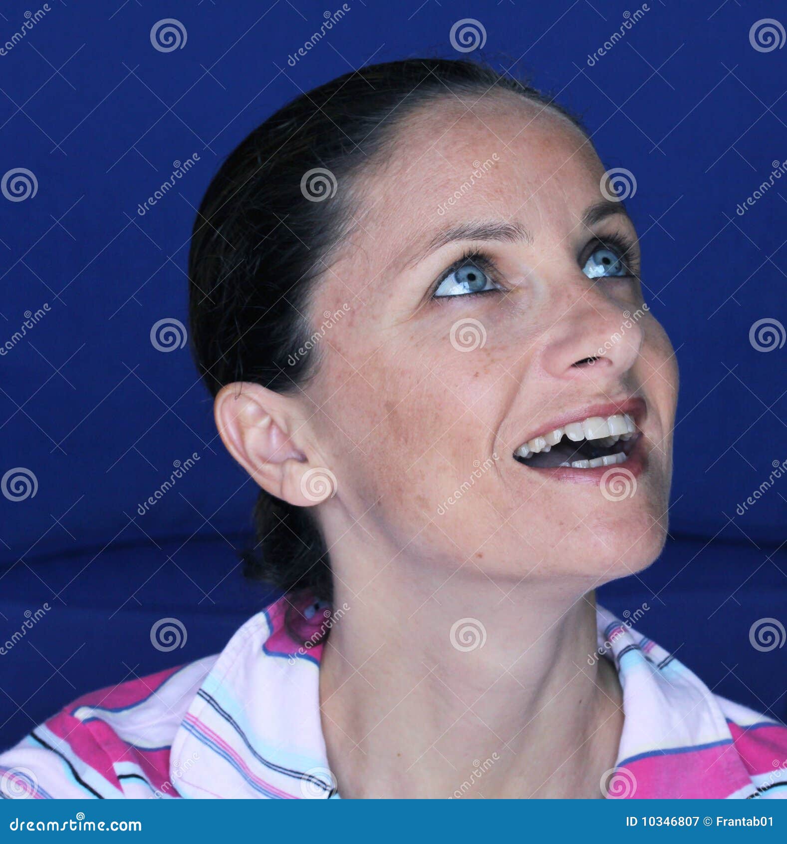 Smiling portrait stock image. Image of profile, caucasian - 10346807