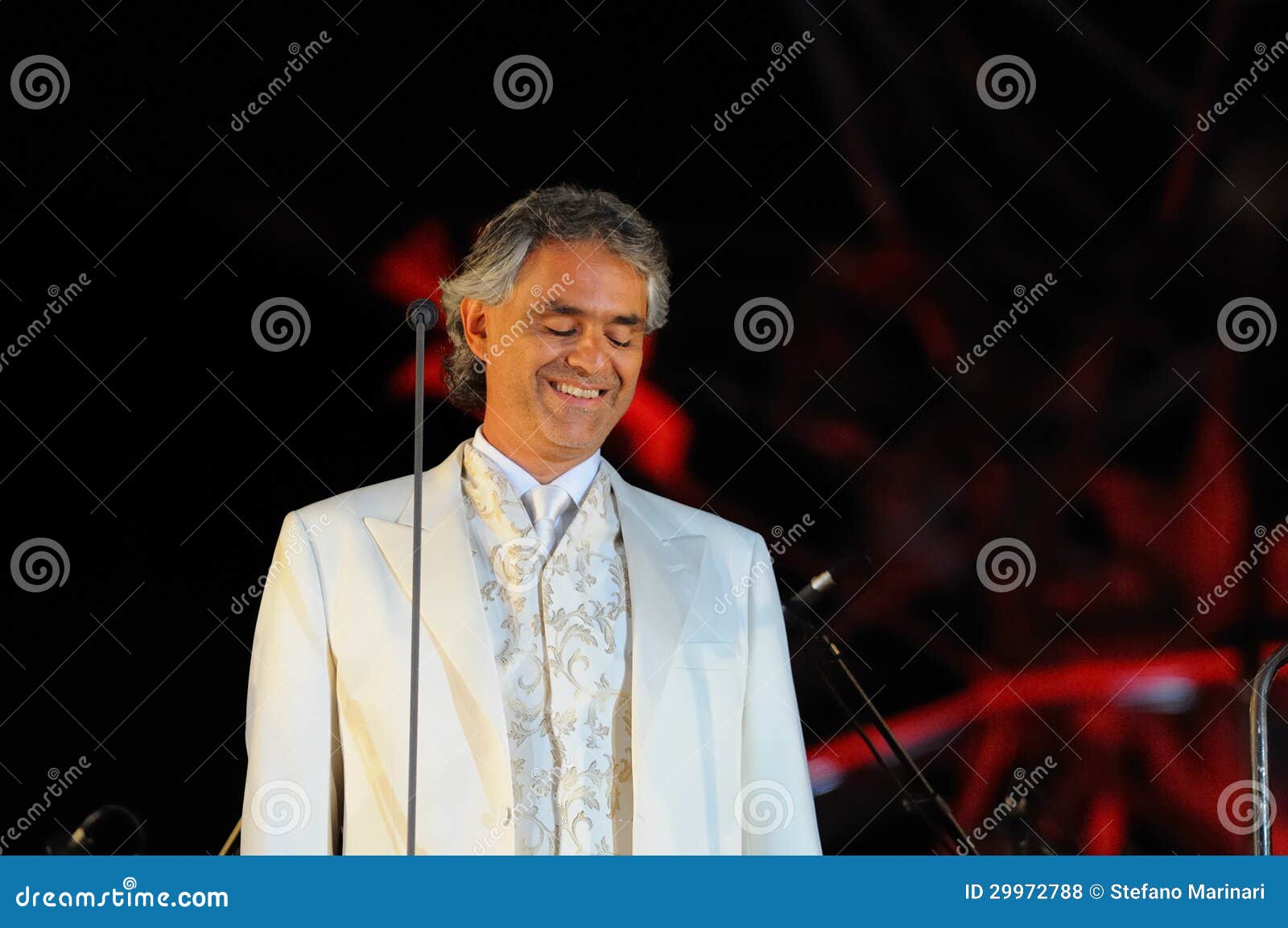 Andrea Bocelli editorial stock photo. Image of italy - 29972788