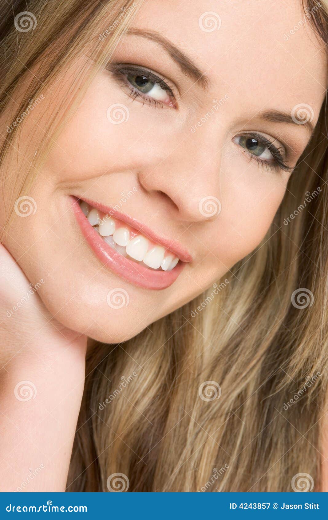 Smiling Portrait Woman stock image. Image of girl, portrait - 4243857