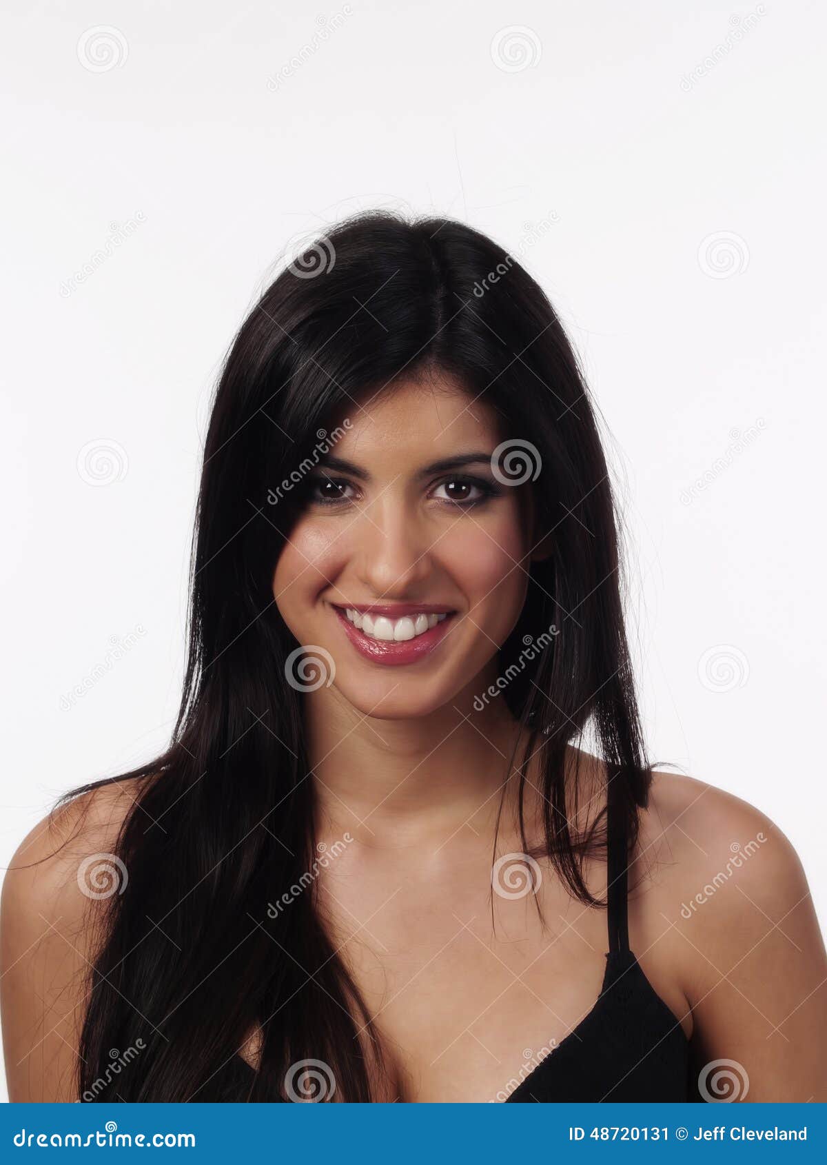 Smiling Portrait Woman of Middle Eastern Ethnicity Stock Image - Image ...