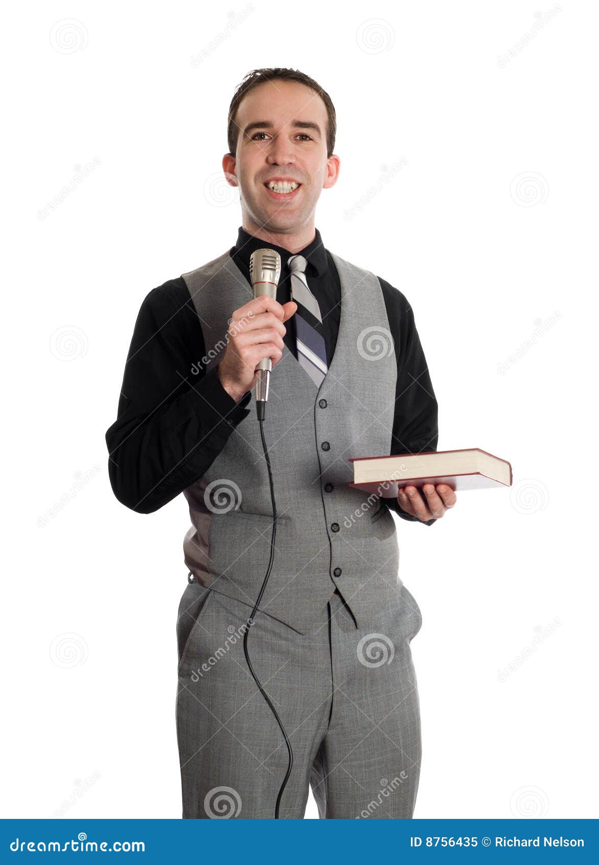 Smiling Preacher stock image. Image of holding, preaching - 8756435