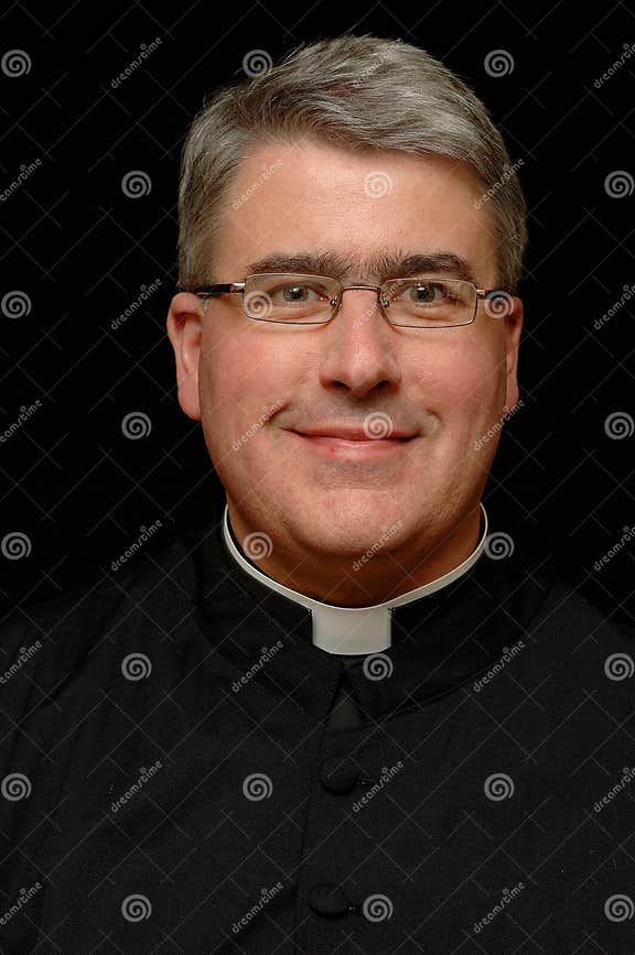 Smiling Priest stock photo. Image of kind, priest, father - 2150612