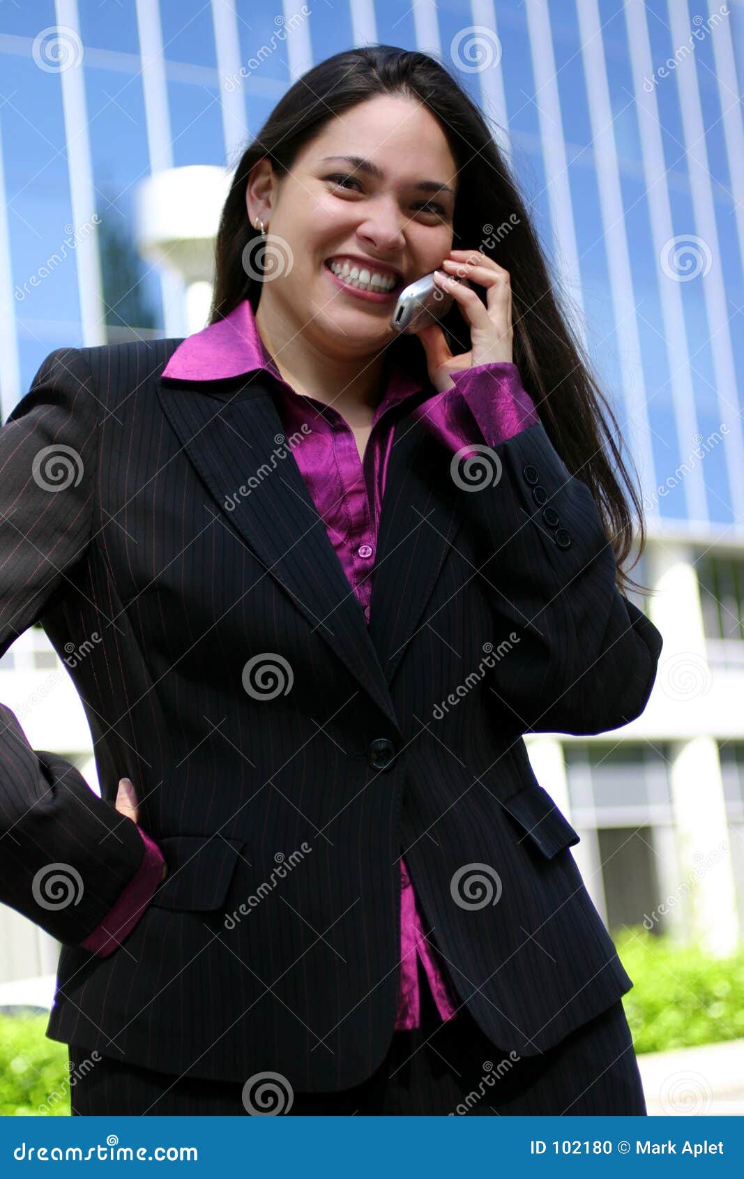 Smiling Professional stock photo. Image of dress, call - 102180