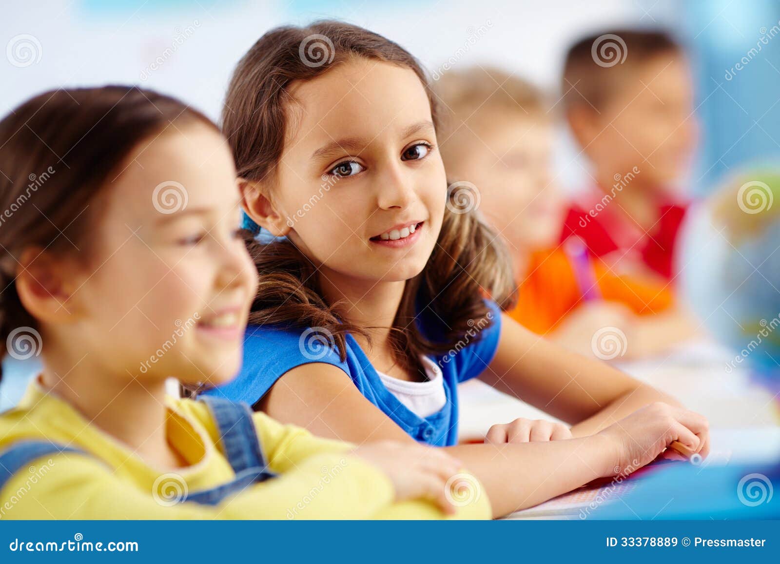 Smiling pupil stock image. Image of children, lifestyle - 33378889