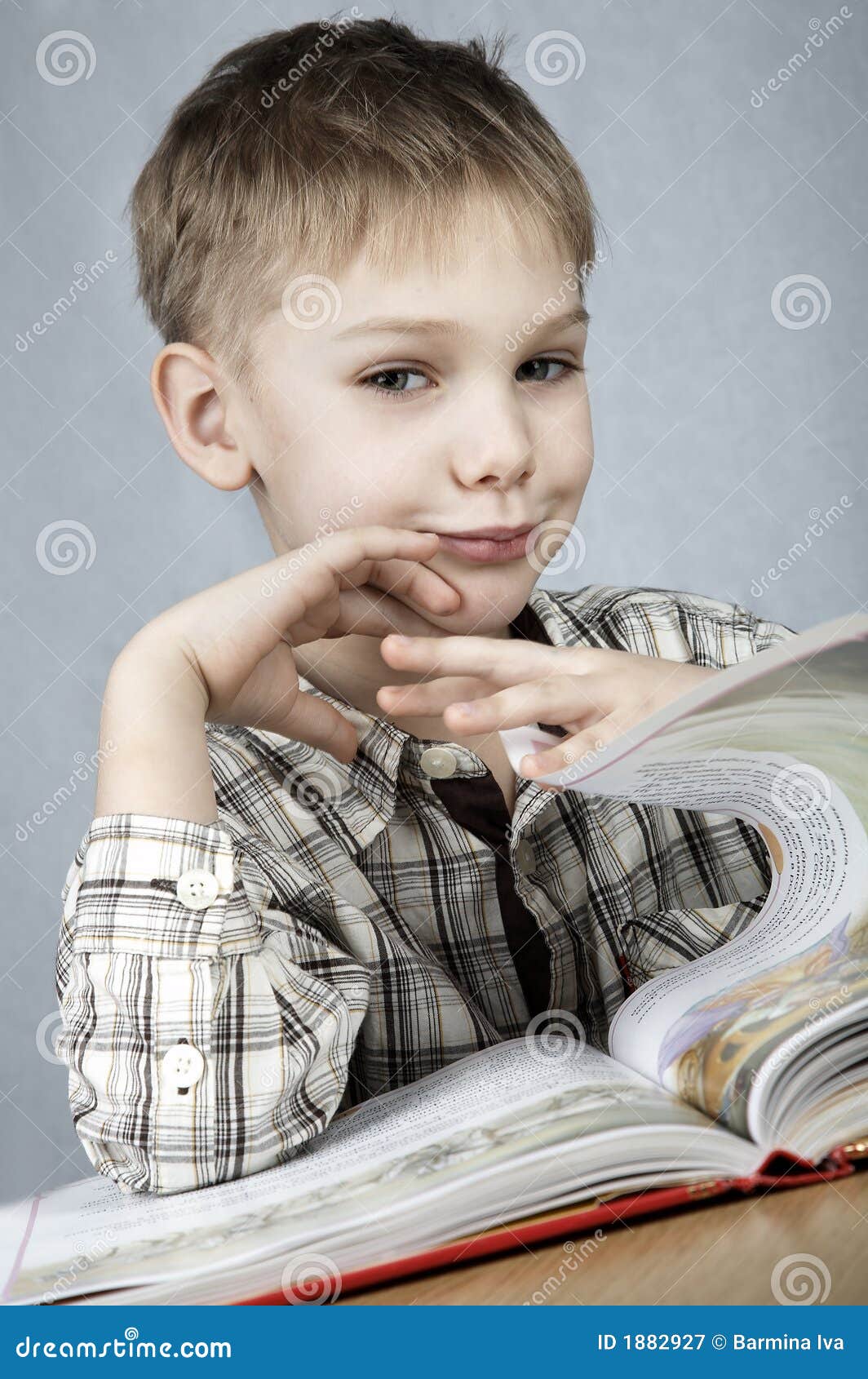 Smiling reader stock image. Image of hobby, male, learn - 1882927