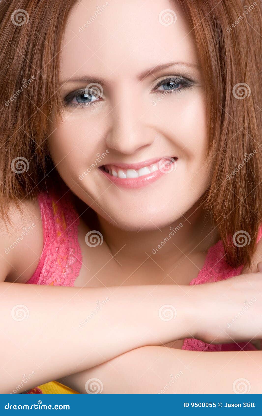 Smiling Redhead stock image. Image of teenager, smiling - 9500955
