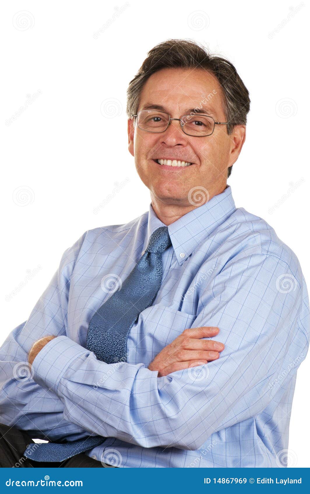 Smiling Relaxed Businessman with Confident Look Stock Image - Image of ...