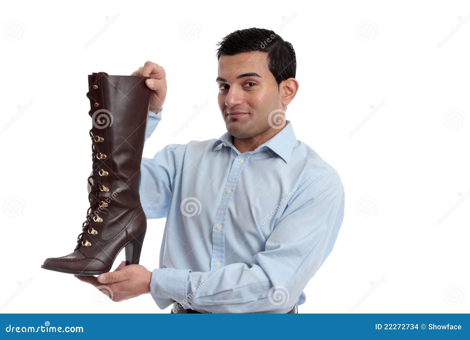 Smiling retail salesman stock photo. Image of executive - 22272734