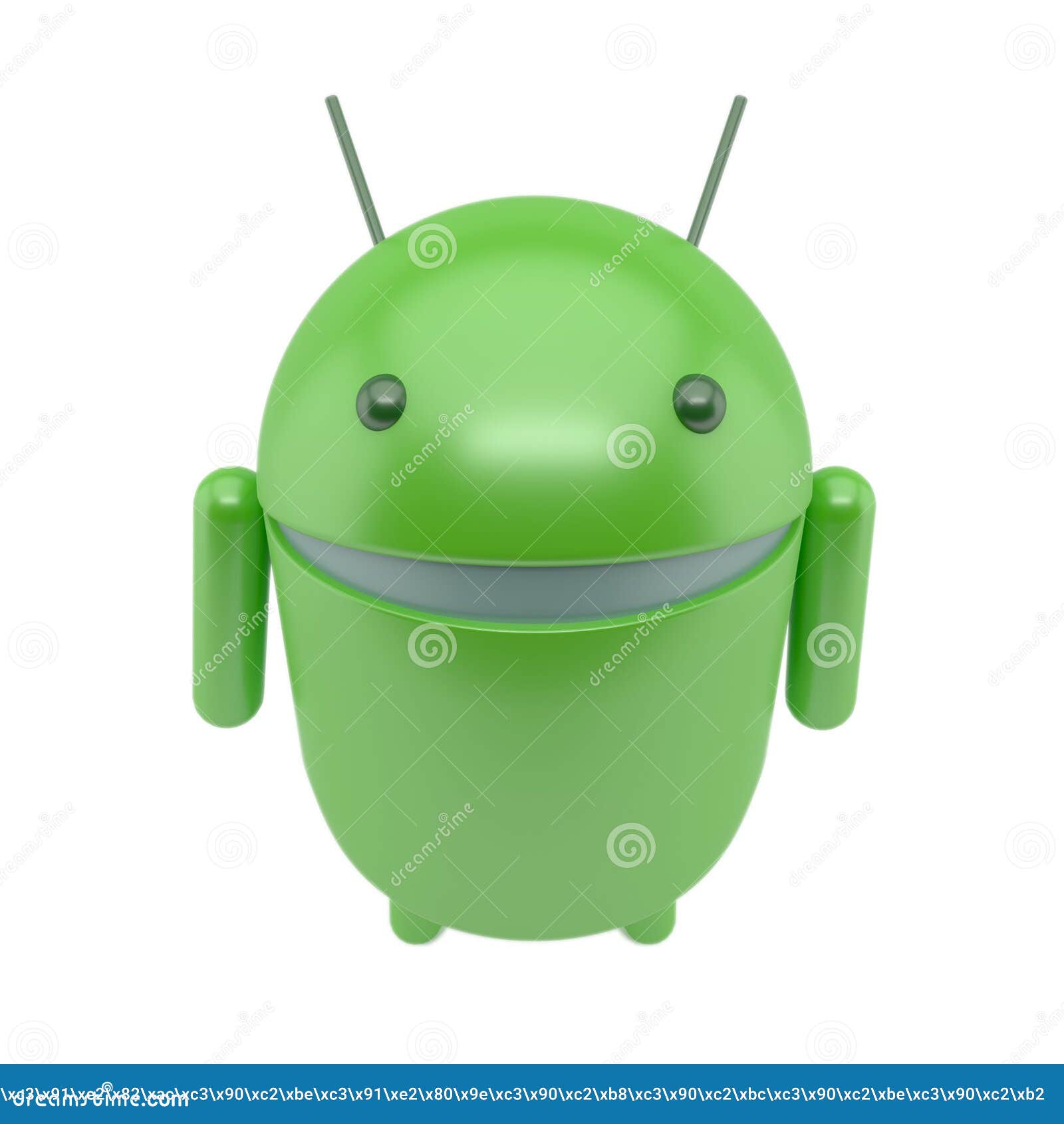 Smiling Robot Standing Showing Support With Thumbs Up Gesture ...