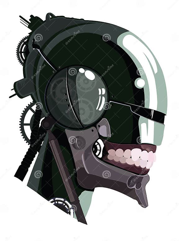 Smiling Robot stock photo. Image of human, teeth, cyborg - 32162120