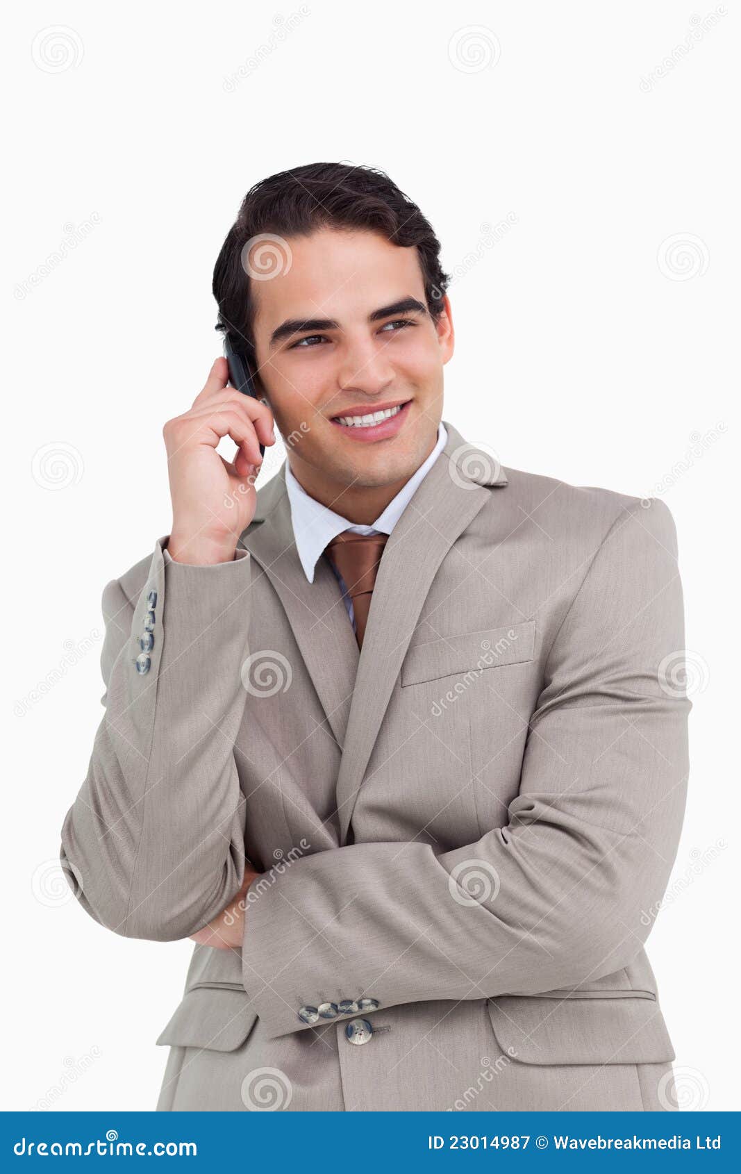 Smiling Salesman Selling Perfume Stock Photo | CartoonDealer.com #46187076