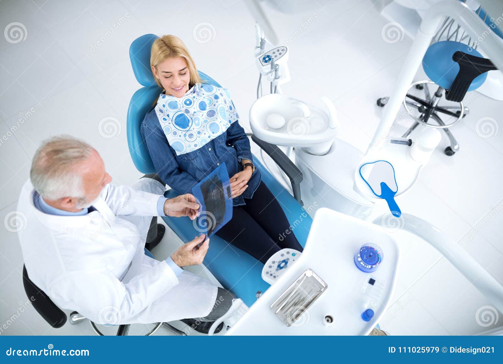 Smiling and Satisfied Patient after Successful Treatment with he Stock ...