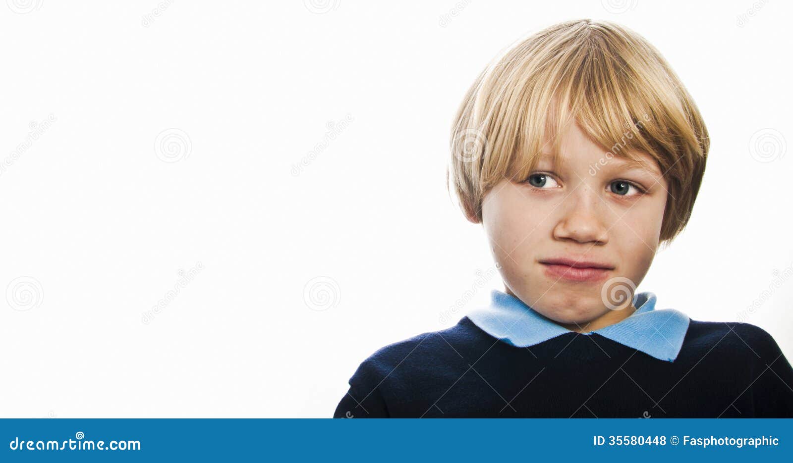Smiling school boy stock photo. Image of portrait, male - 35580448