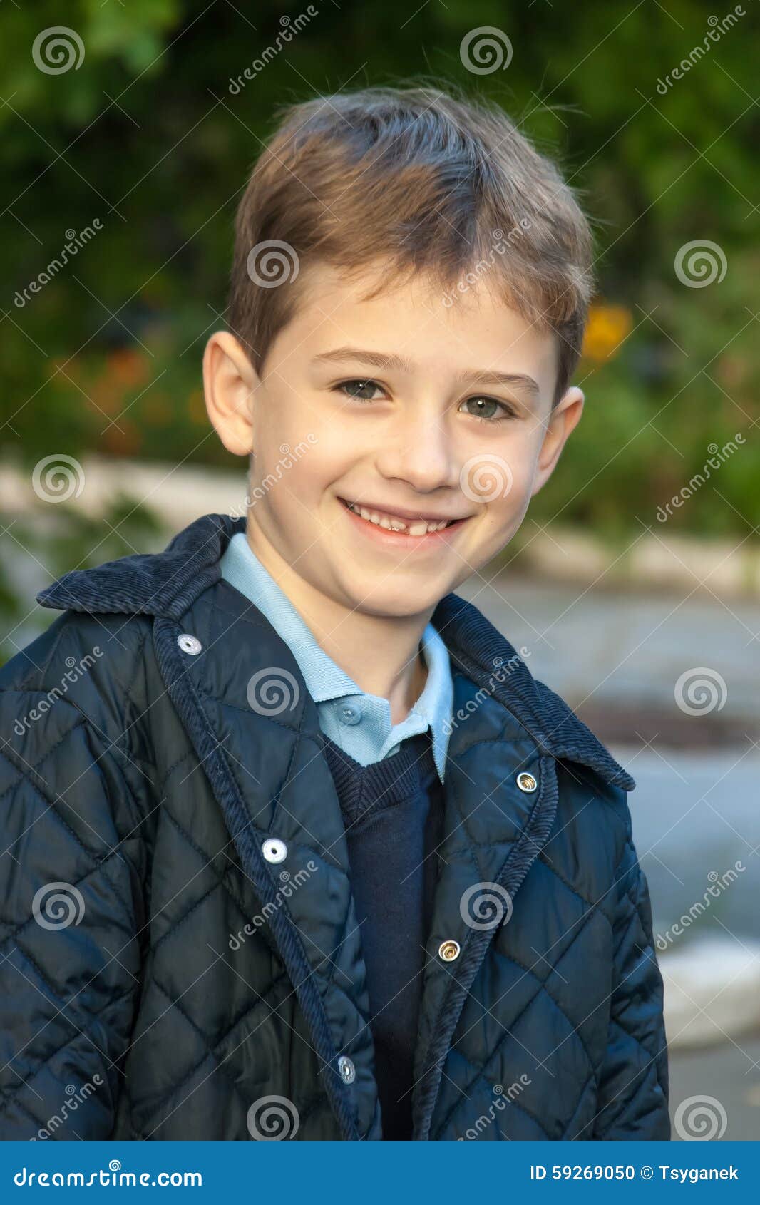 Smiling school boy stock photo. Image of shirt, school - 59269050