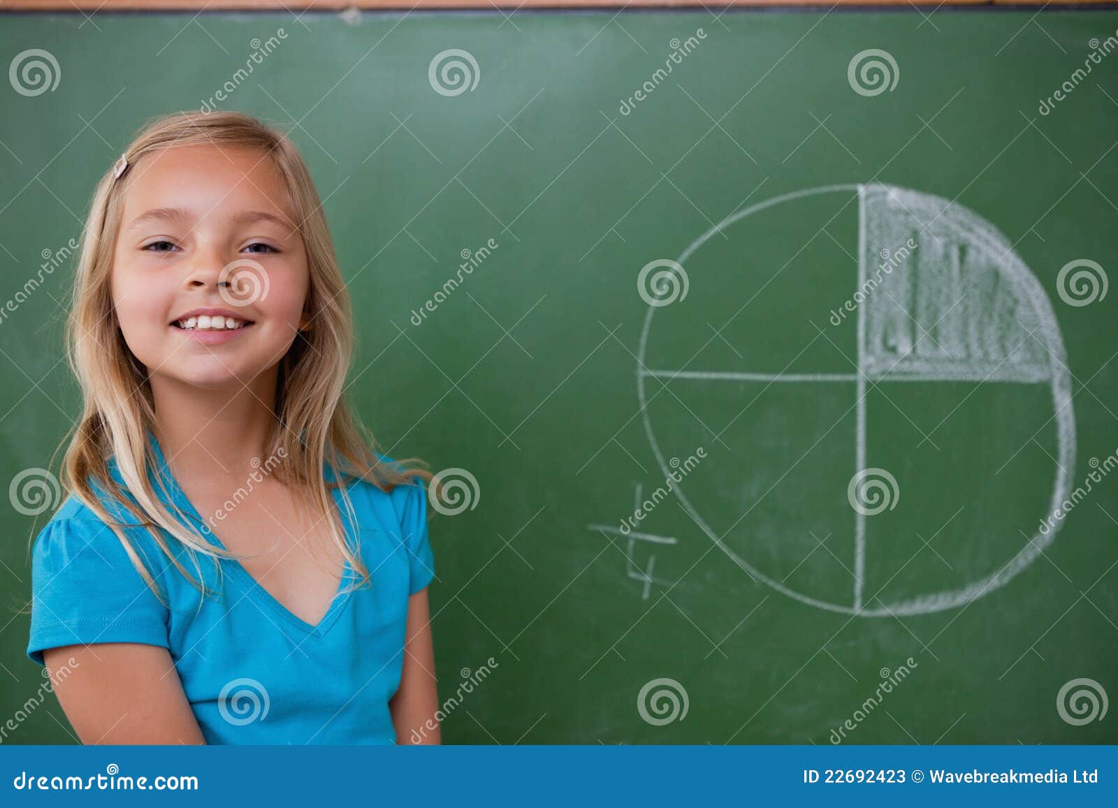 Schoolgirl Learning The Alphabet Royalty-Free Stock Photo ...
