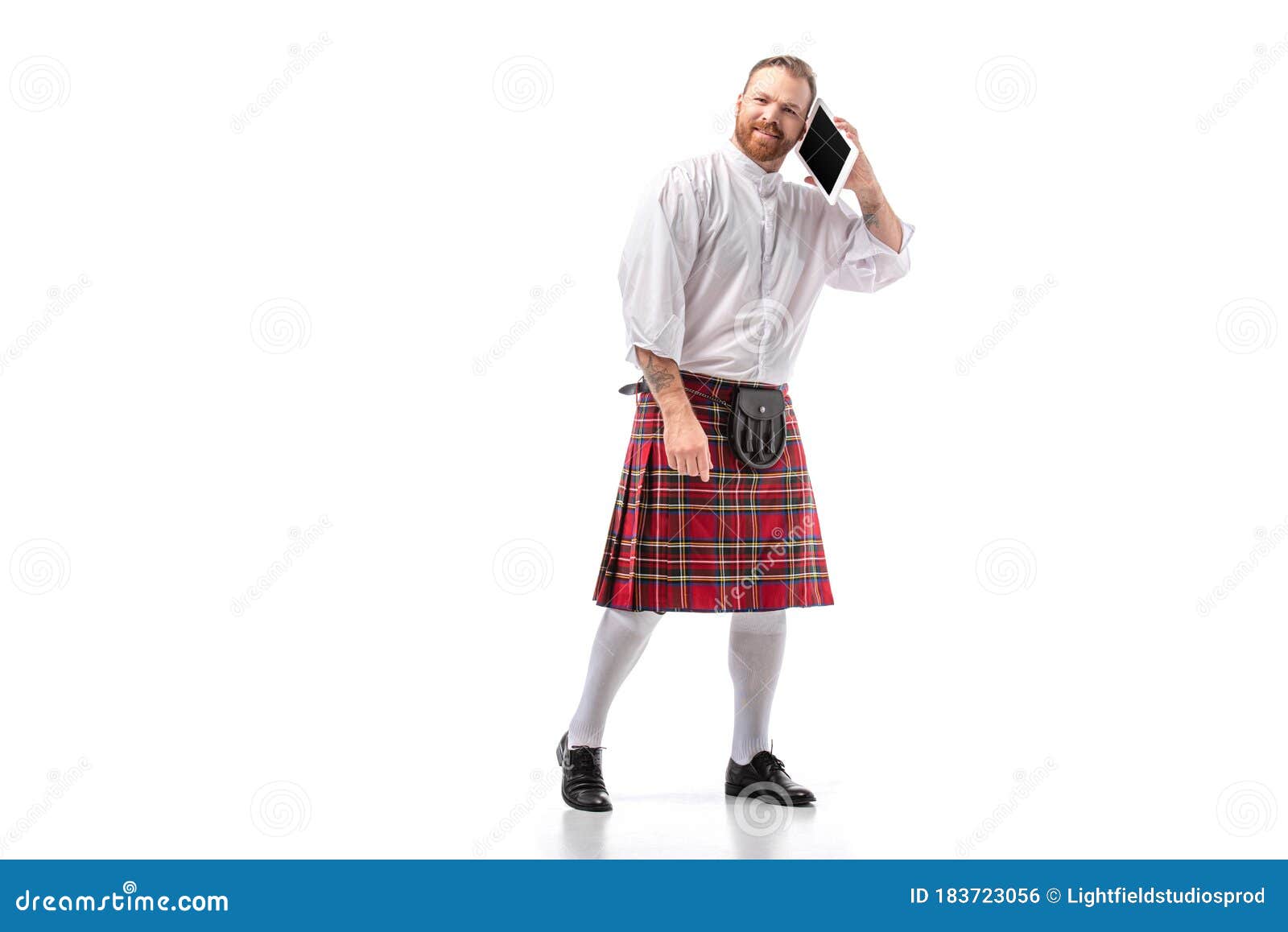 Smiling Scottish Redhead Man in Red Stock Photo - Image of smiling ... Smiling Scottish Redhead Man in Red Stock Photo - Image of smiling ...