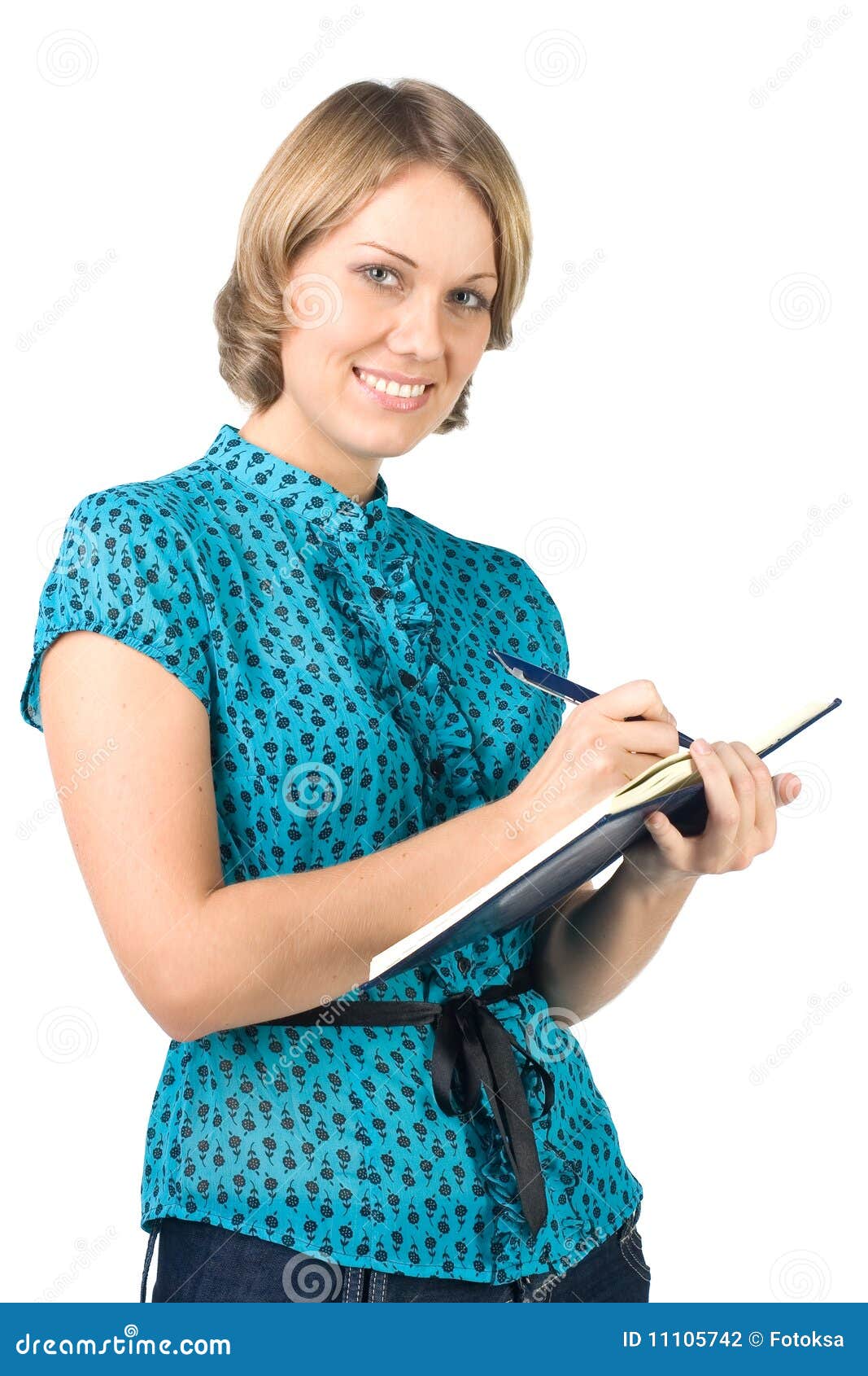 Smiling secretary stock photo. Image of determination - 11105742