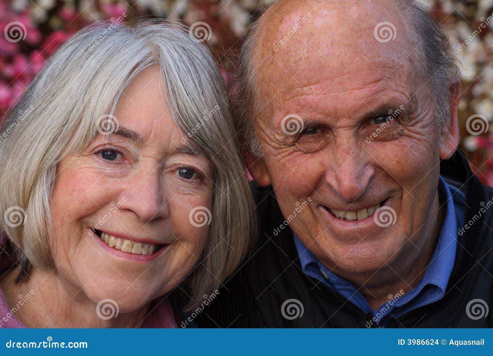 Smiling senior couple. stock photo. Image of retirement - 3986624