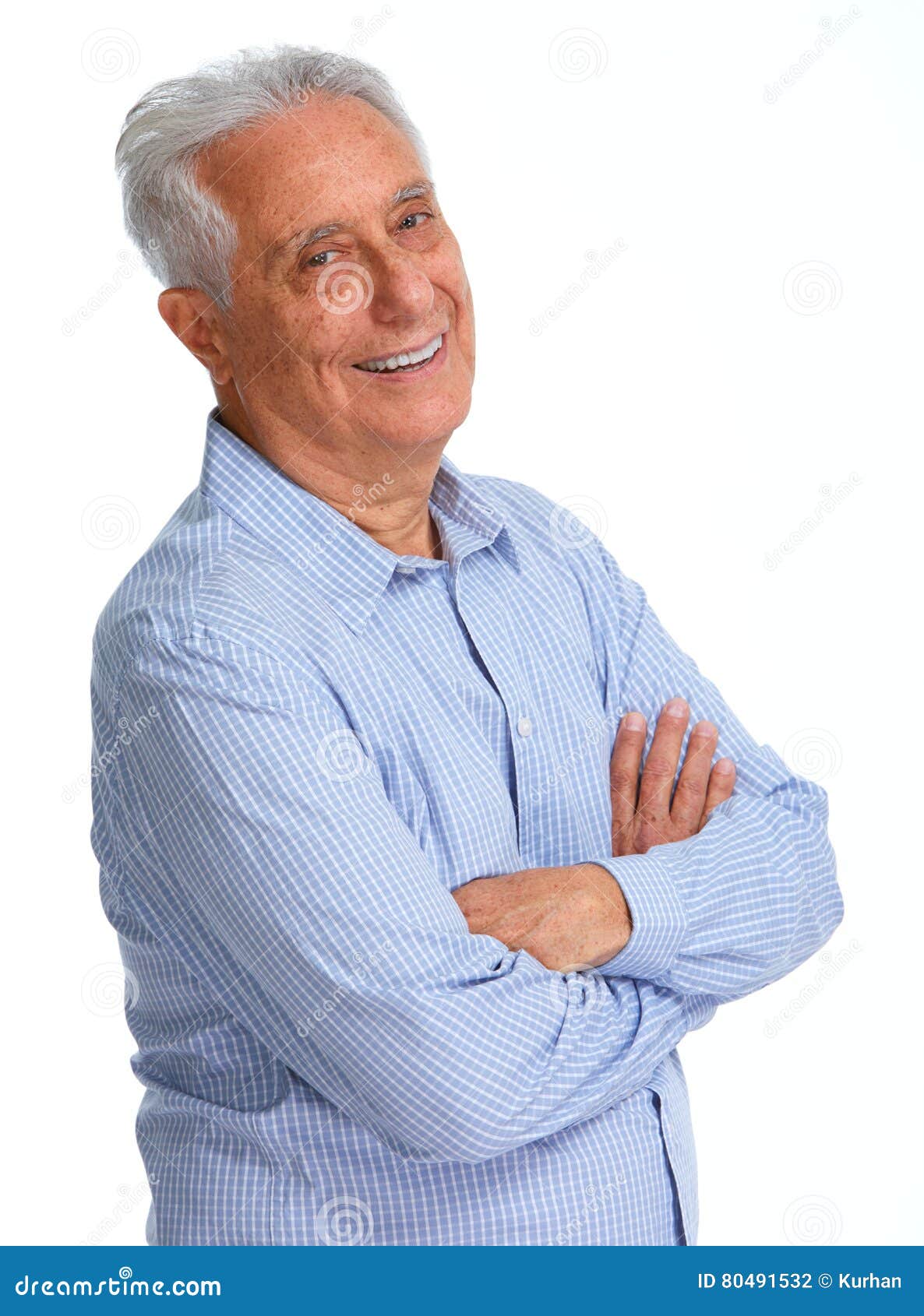 Smiling senior man. stock photo. Image of eyes, grandfather - 80491532