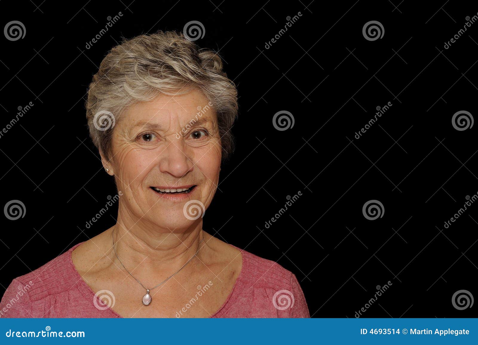 Smiling senior woman stock photo. Image of black, goodly - 4693514