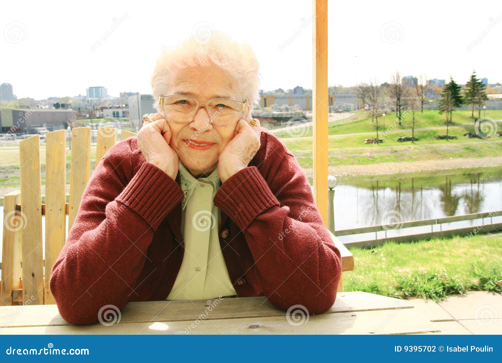 Smiling senior woman stock photo. Image of senior, modern - 9395702