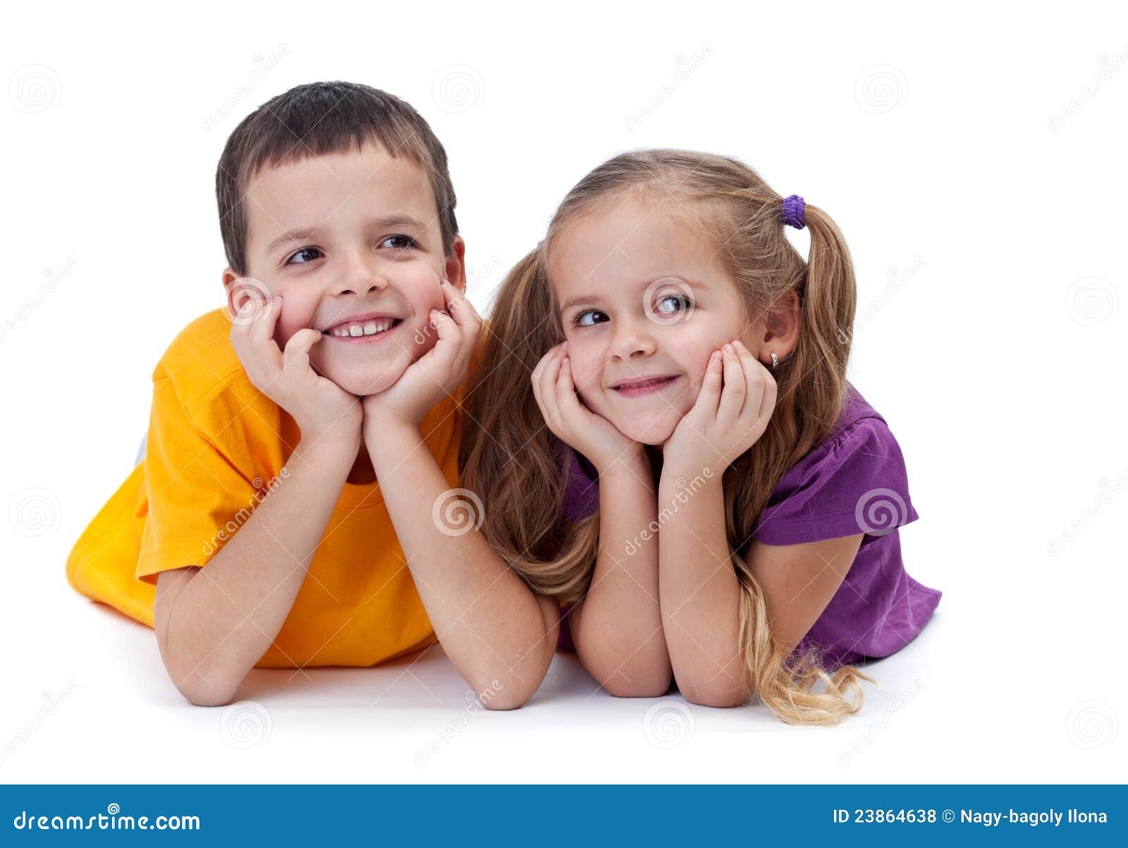 Smiling siblings stock photo. Image of elbow, brother - 23864638