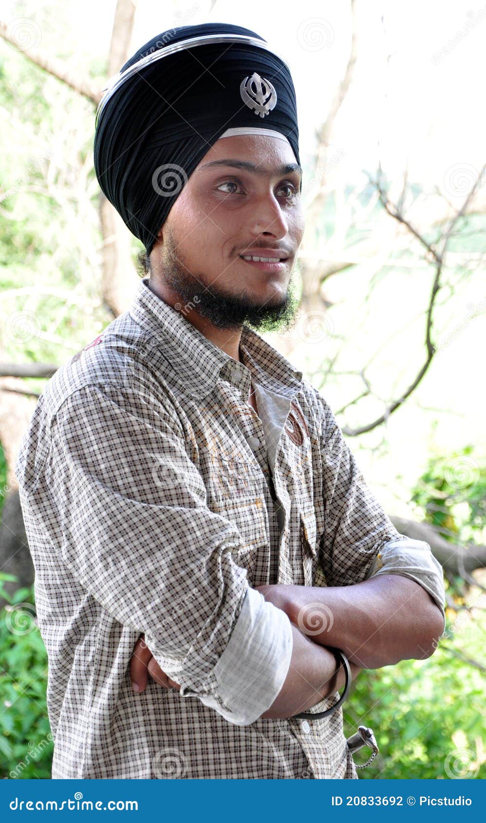 Smiling sikh boy stock photo. Image of expressions, sikhism - 20833692