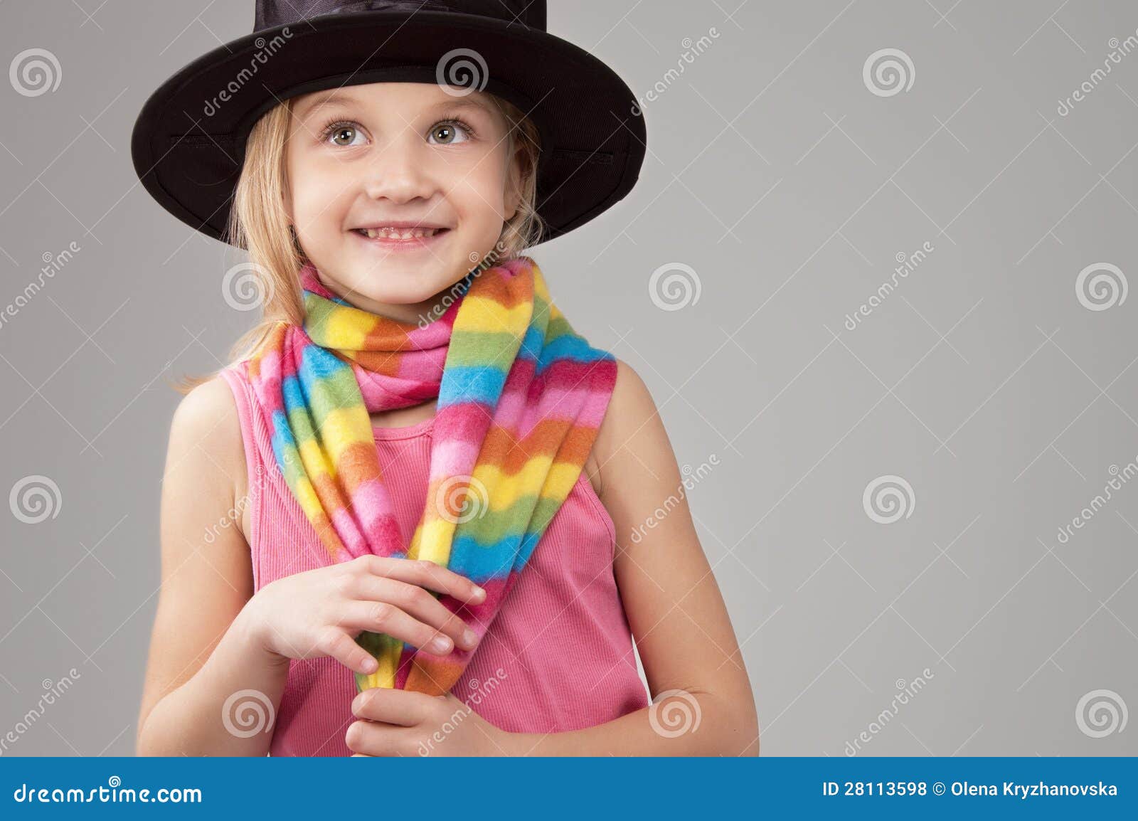 Smiling six year old girl stock photo. Image of person - 28113598