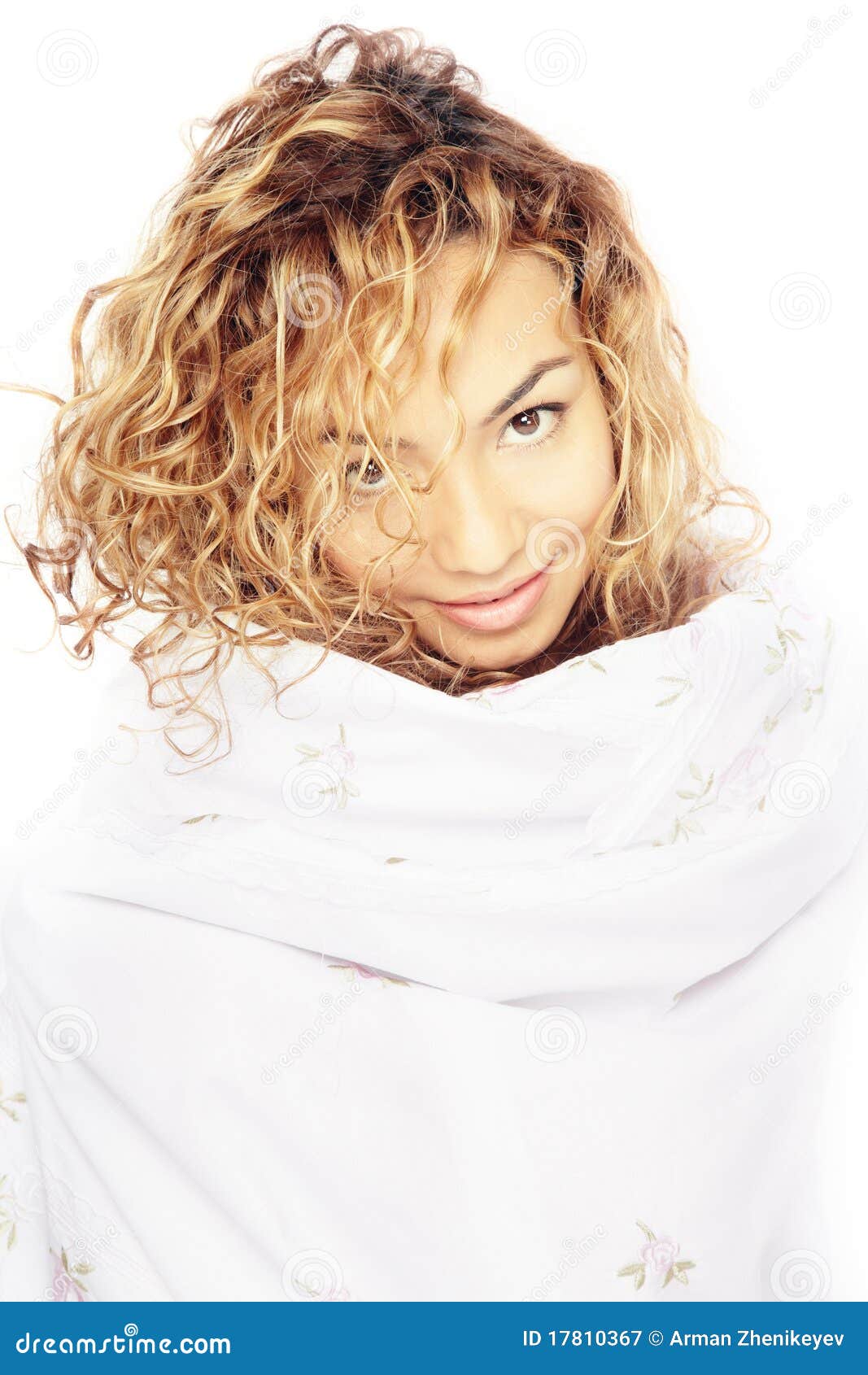 Smiling sleepyhead stock image. Image of background, pleasure - 17810367