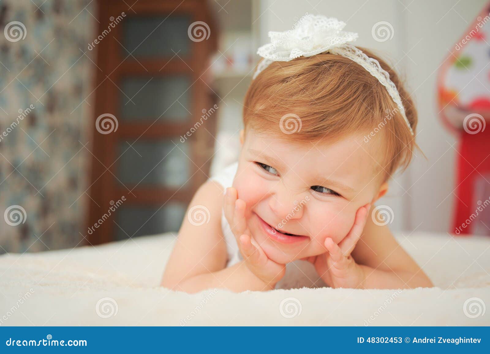 Smiling Sly Girl stock image. Image of contemporary, people - 48302453