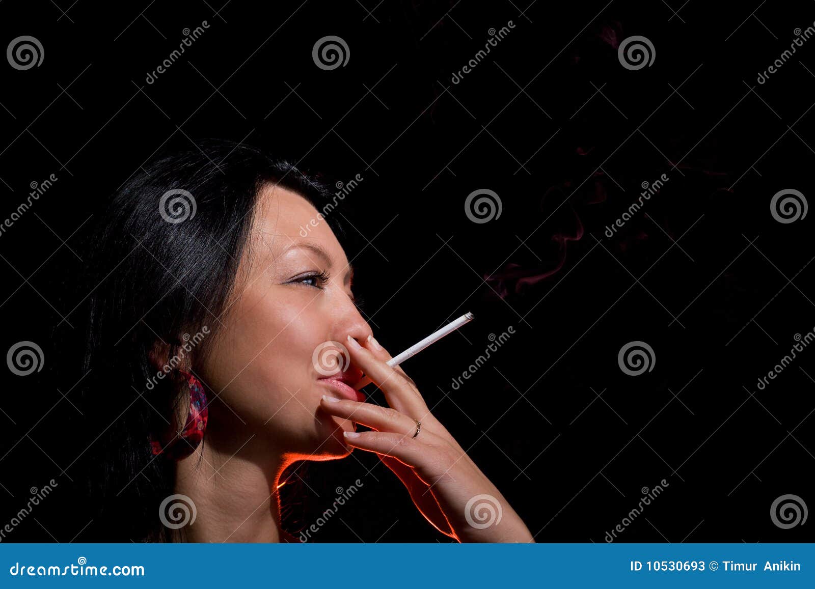 Smiling, smoking, lighting stock image. Image of addiction - 10530693