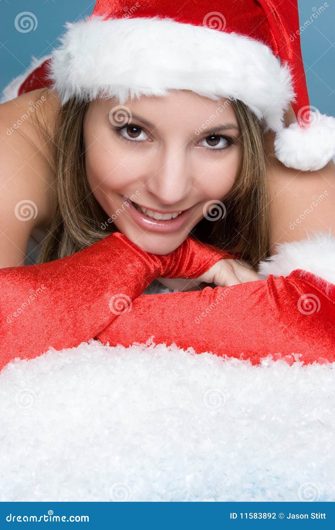 Smiling Snow Woman stock photo. Image of snowflakes, closeup - 11583892