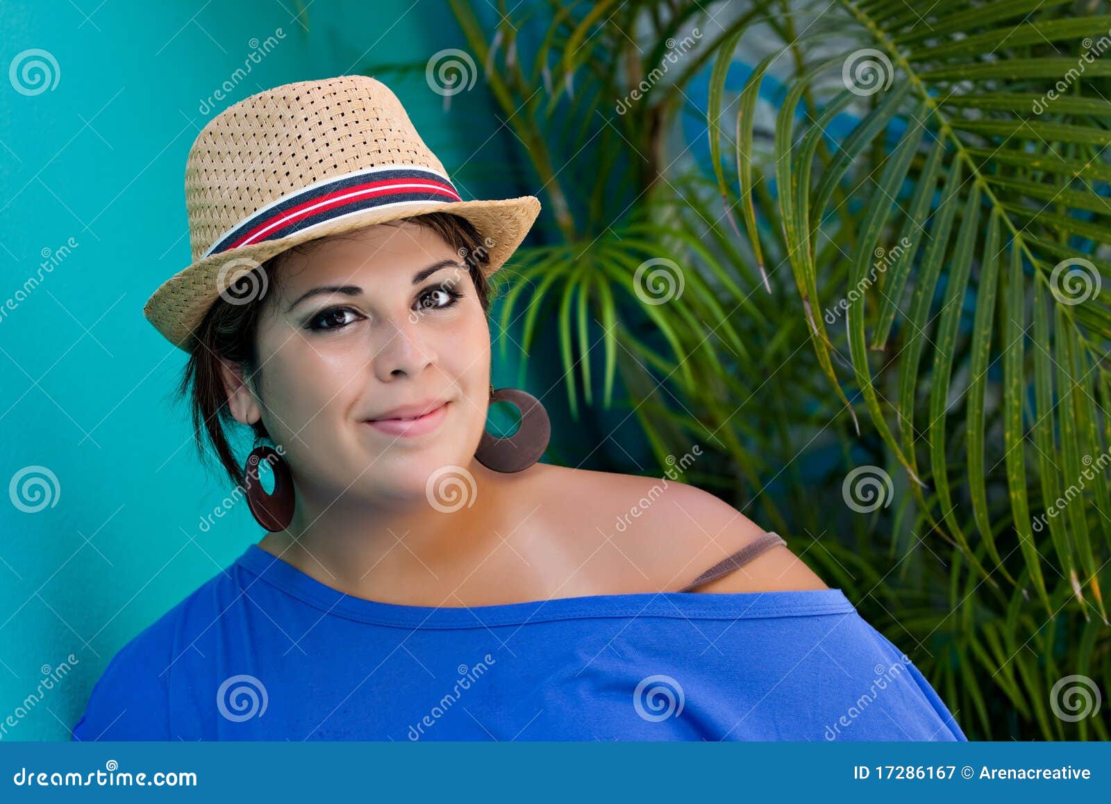 Smiling Spanish Woman stock image. Image of latina, shot - 17286167