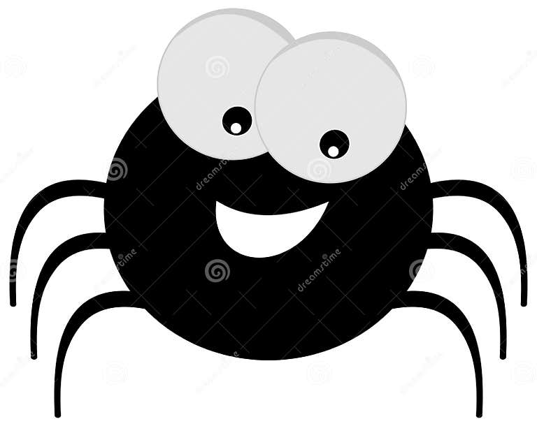 A smiling spider stock illustration. Illustration of creepy - 45150971