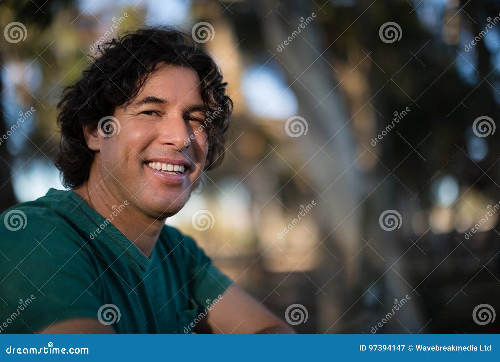 Smiling Standing in the Ranch Stock Image - Image of lifestyle, leisure ...