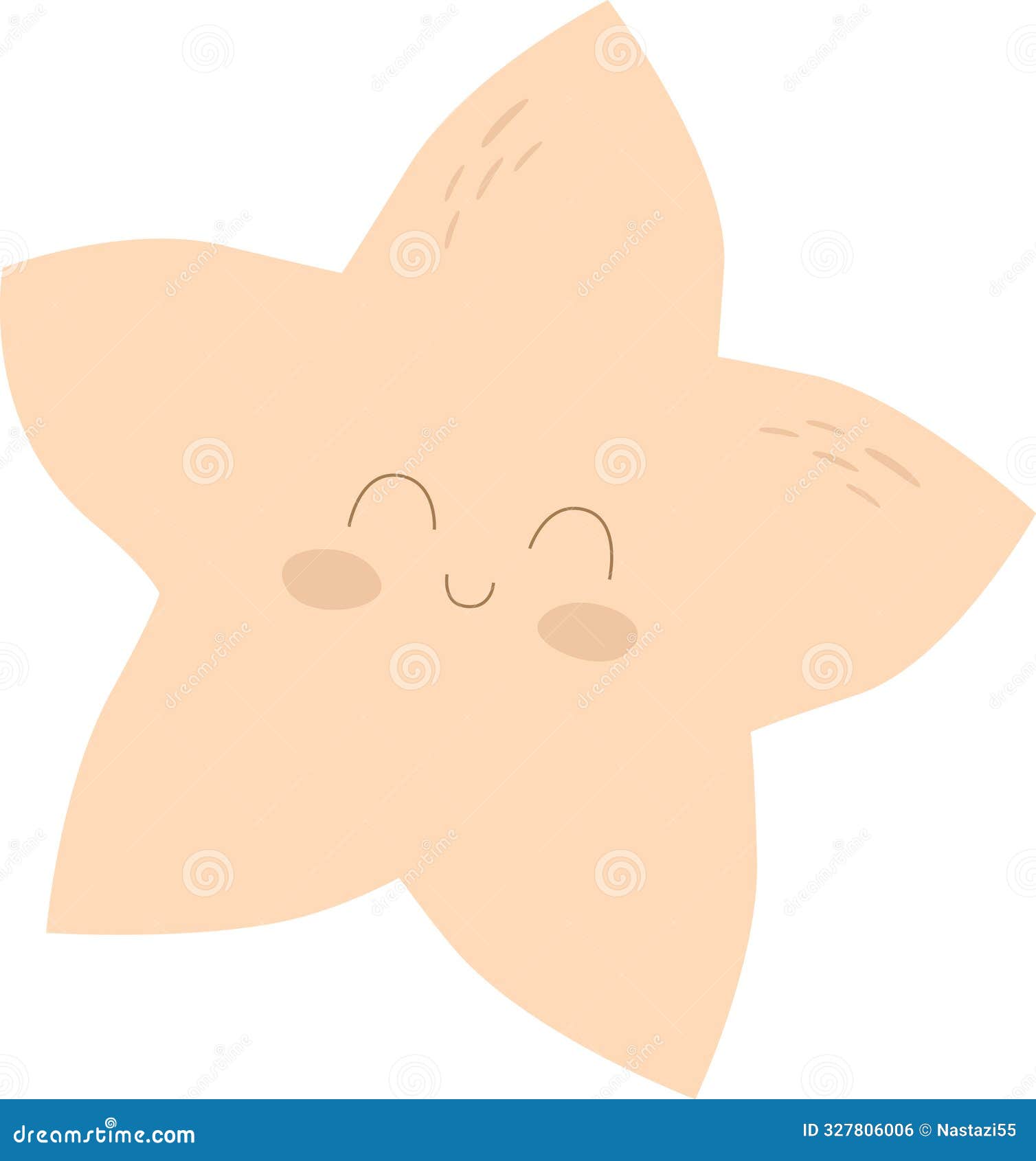 Smiling Starfish Illustration Stock Illustration - Illustration of ...