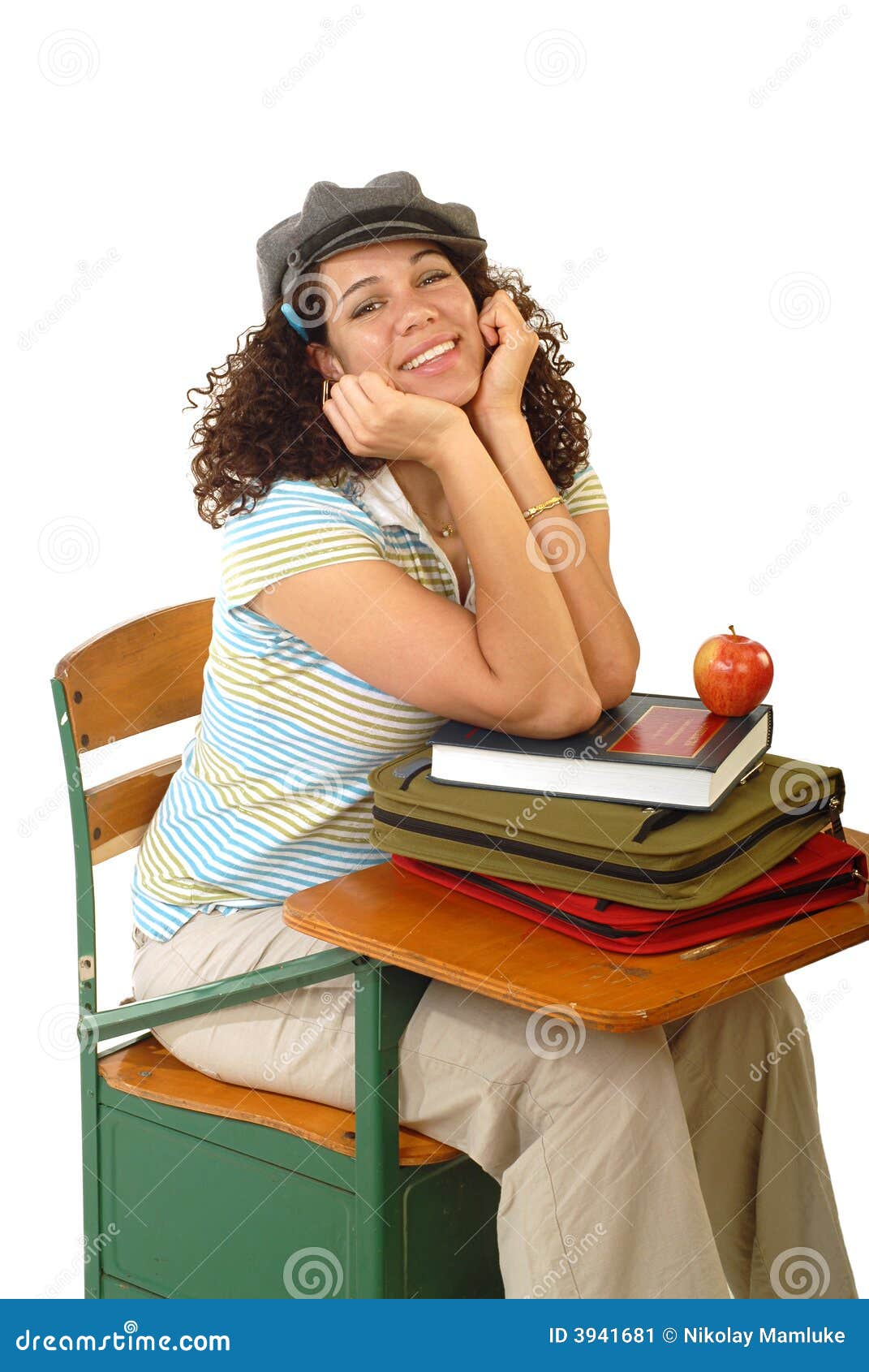 Smiling student stock image. Image of adolescence, person - 3941681
