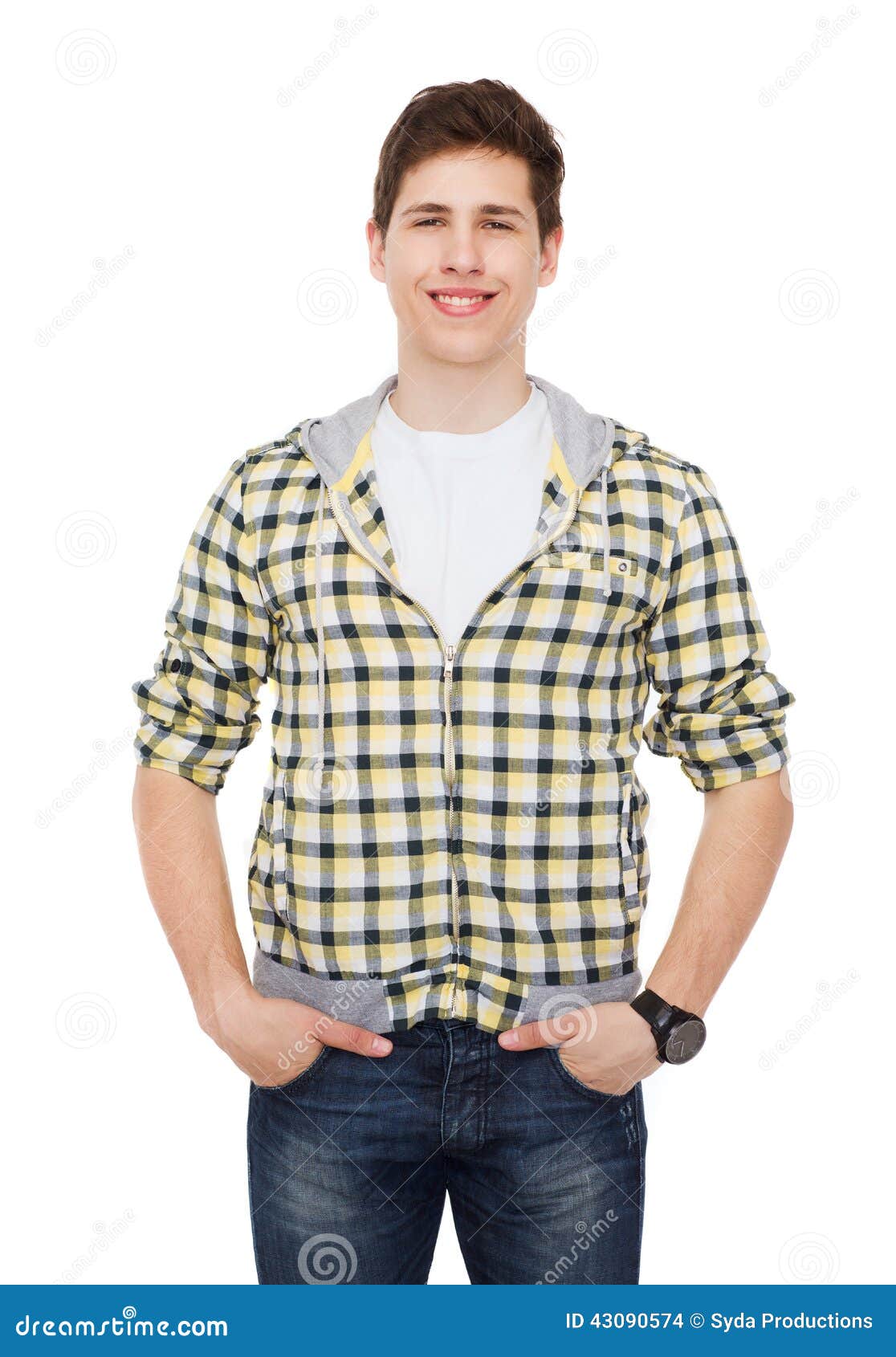 Smiling student boy stock photo. Image of satisfied, modern - 43090574