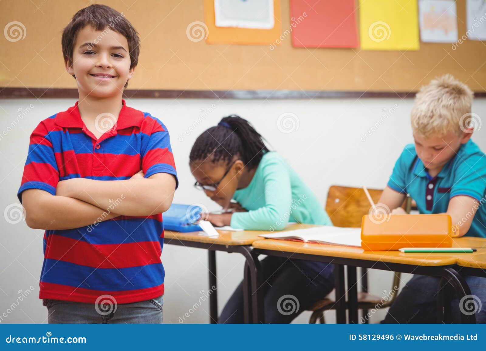 Smiling Student Looking at Camera Stock Photo - Image of learn, female ...
